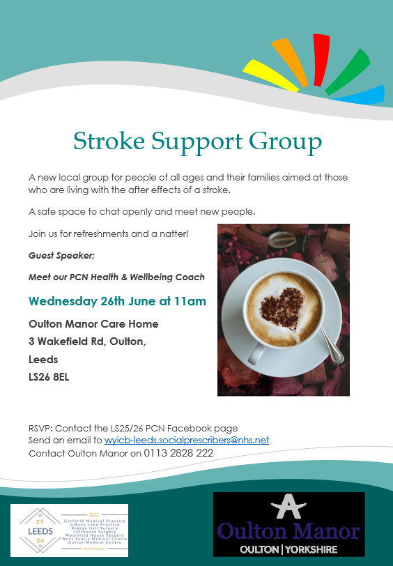 Stroke Support Group! - Lofthouse Surgery and The Manse Surgery